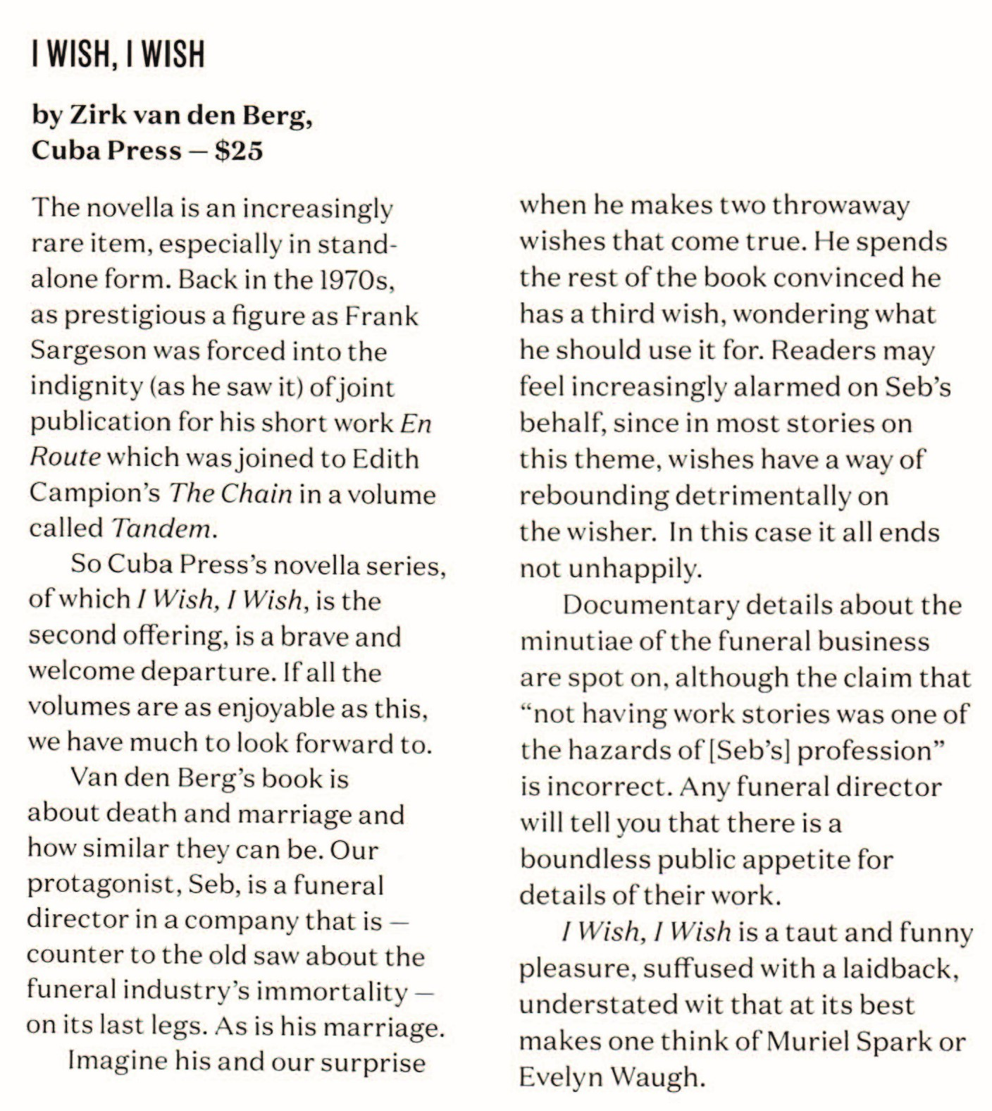 I Wish, I Wish | Zirk van den Berg